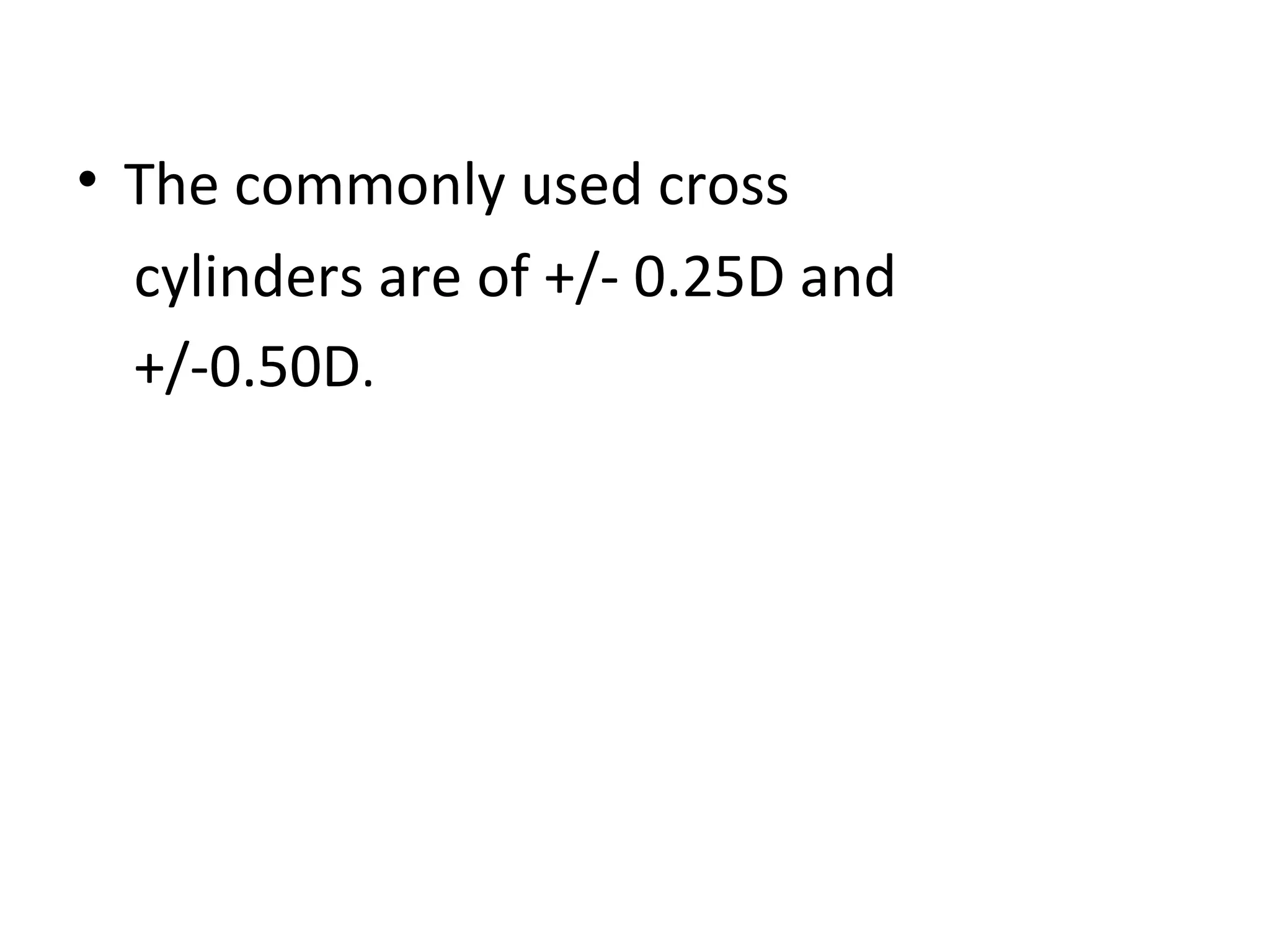 Jackson cross cylinder | PPT