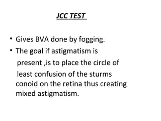 Jackson cross cylinder | PPT