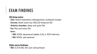 Amelanotic Choroidal Nevus - Case Presentation by Toqua Saflo | PPTX