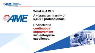 AME Lean Consortia | PPT