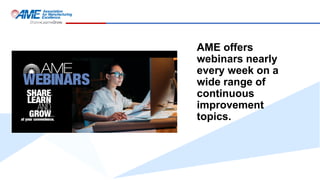 AME Lean Consortia | PPT
