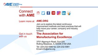AME Lean Consortia | PPT