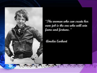 Amelia EARHART AND PT USHA GREAT WOMEN | PPTX