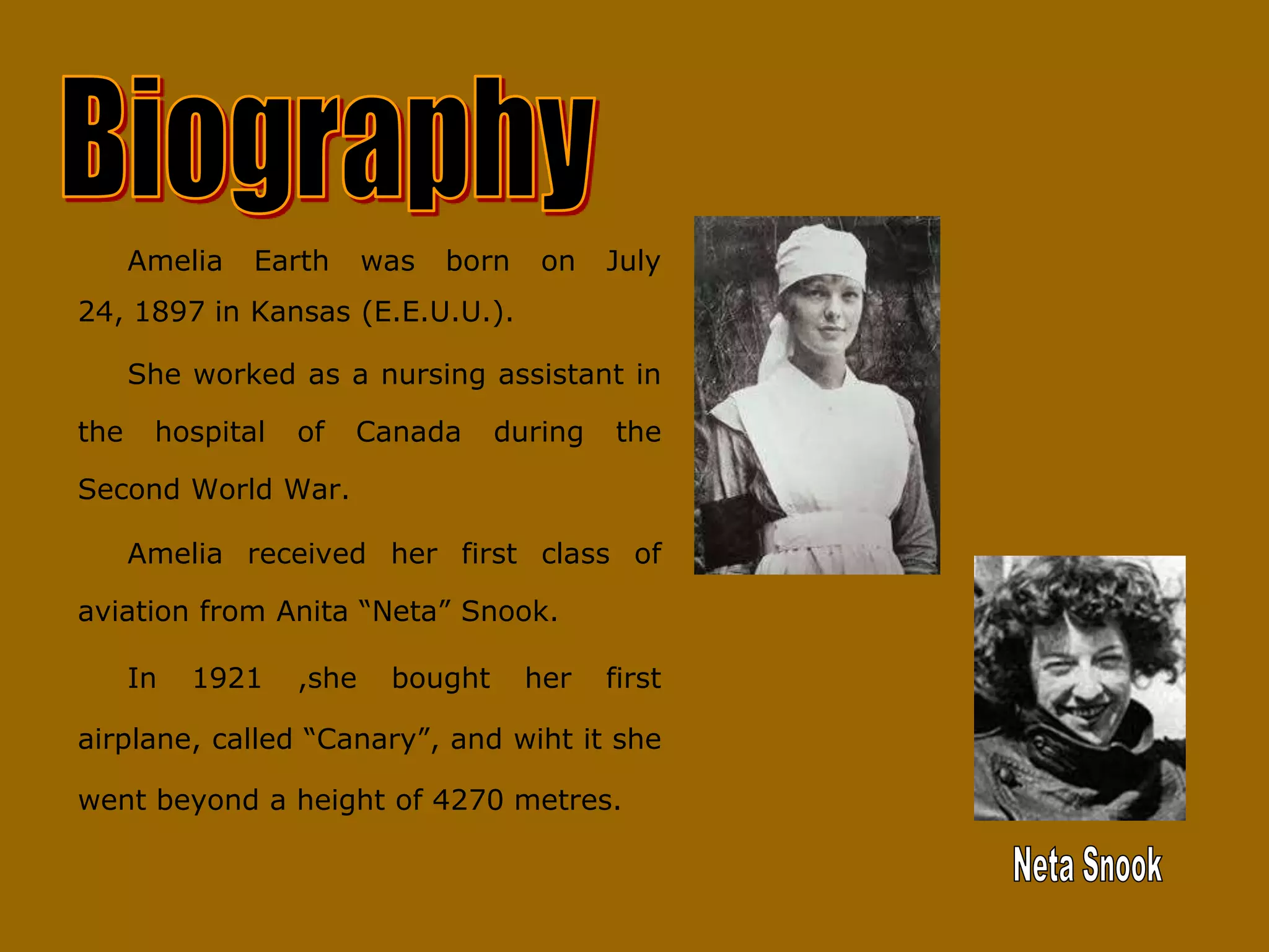 The memorable life of Amelia Earhart | PPT