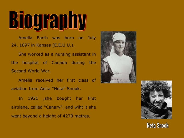 The memorable life of Amelia Earhart | PPT