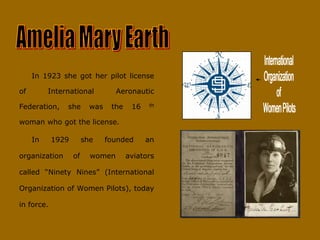 The memorable life of Amelia Earhart | PPT
