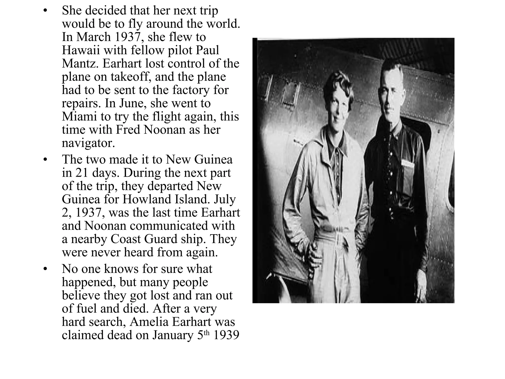 Amelia Earhart | PPT