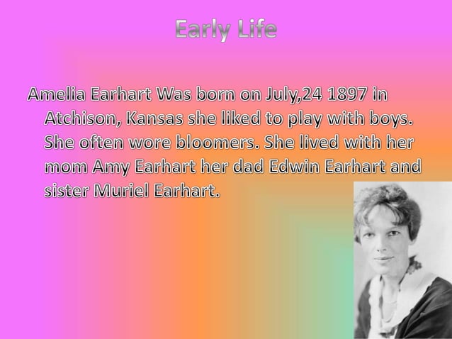 Amelia earhart | PPTX