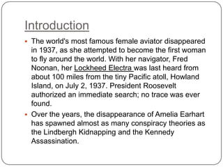 Amelia Earhart | PPTX
