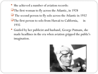 Amelia earhart | PPT