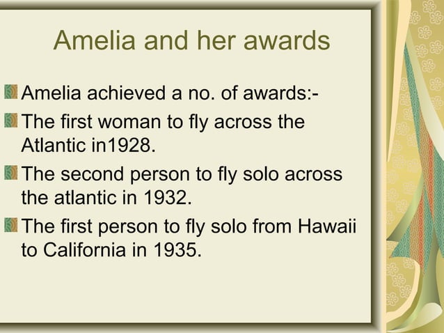Amelia earhart | PPT