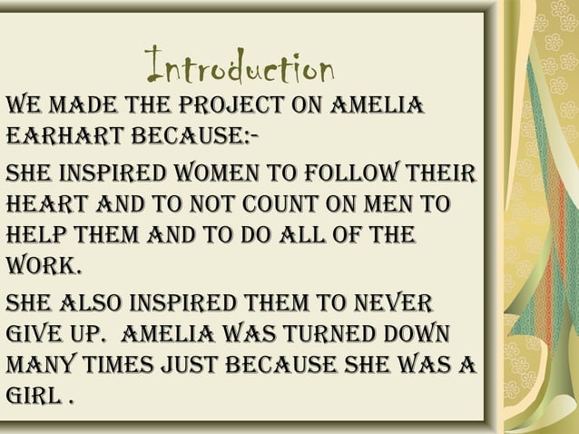 Amelia earhart | PPT