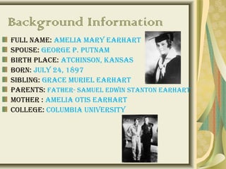 Amelia earhart | PPT