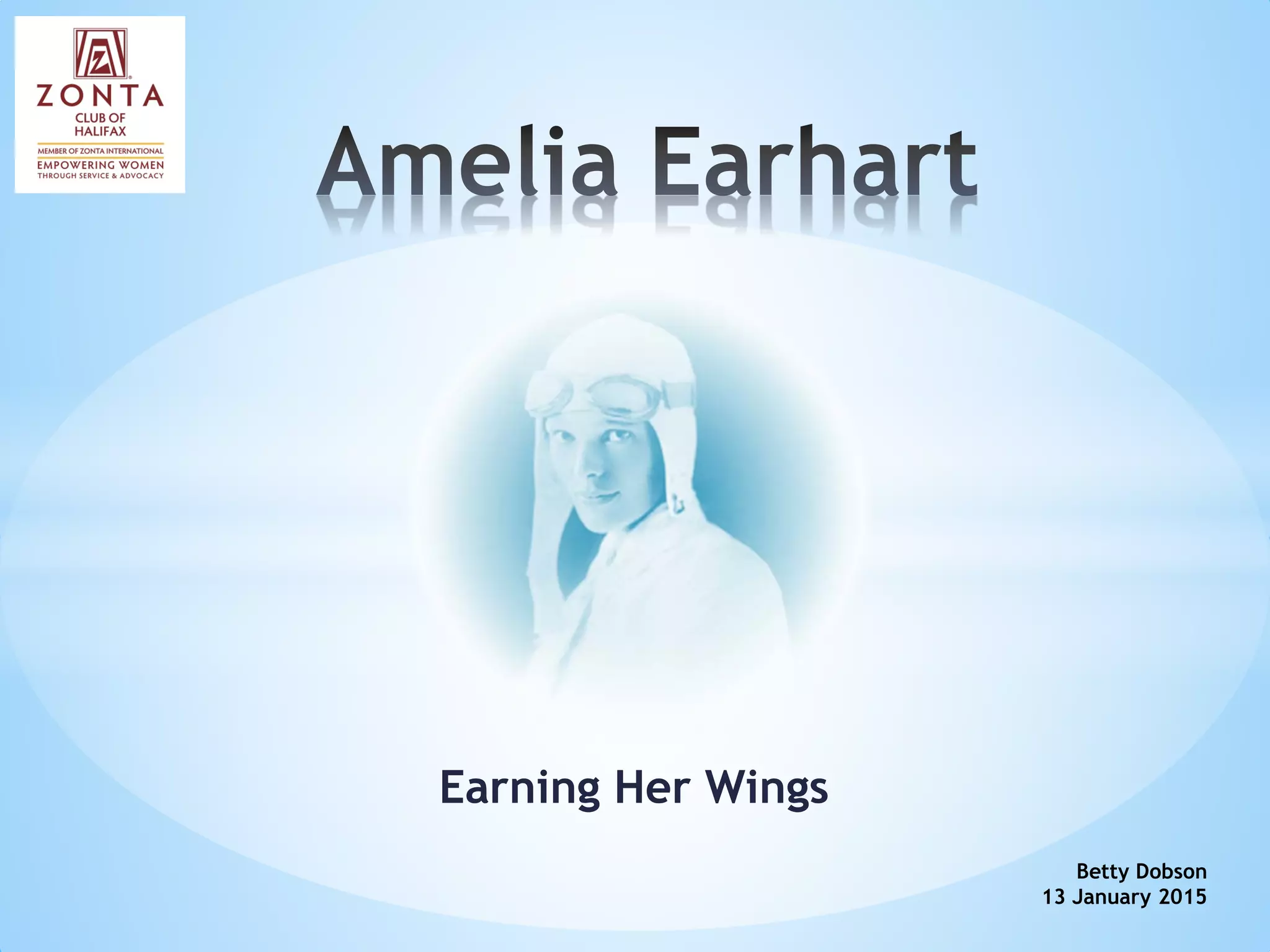 Amelia Earhart: Earning Her Wings | PPTX