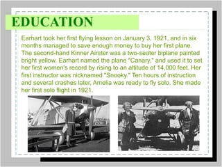 Amelia earhart | PPTX