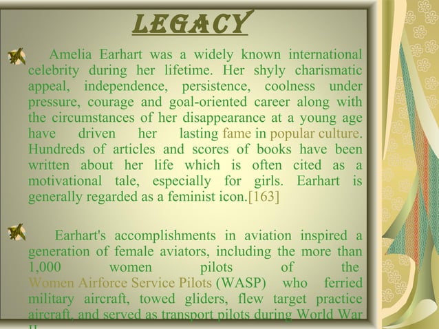 Amelia earhart | PPT