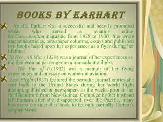 Amelia earhart | PPT
