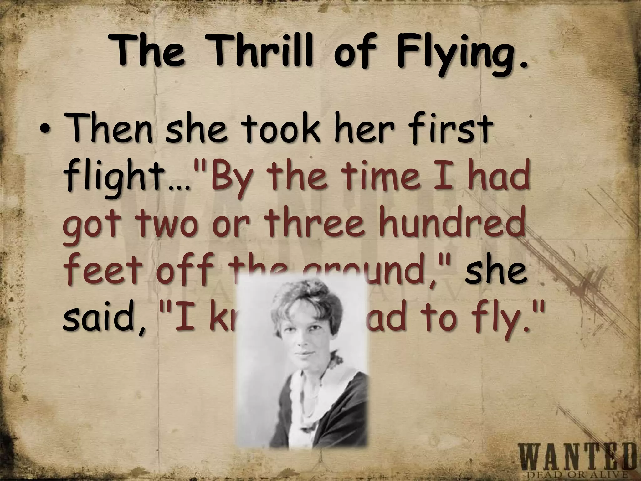Amelia earhart. | PPTX