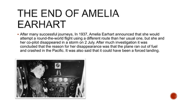 Amelia earhart 3 | PPT
