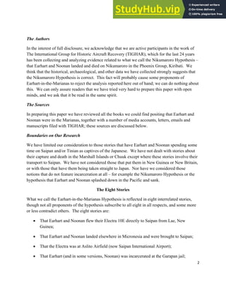 AMELIA EARHART IN THE MARIANAS A CONSIDERATION OF THE EVIDENCE | PDF