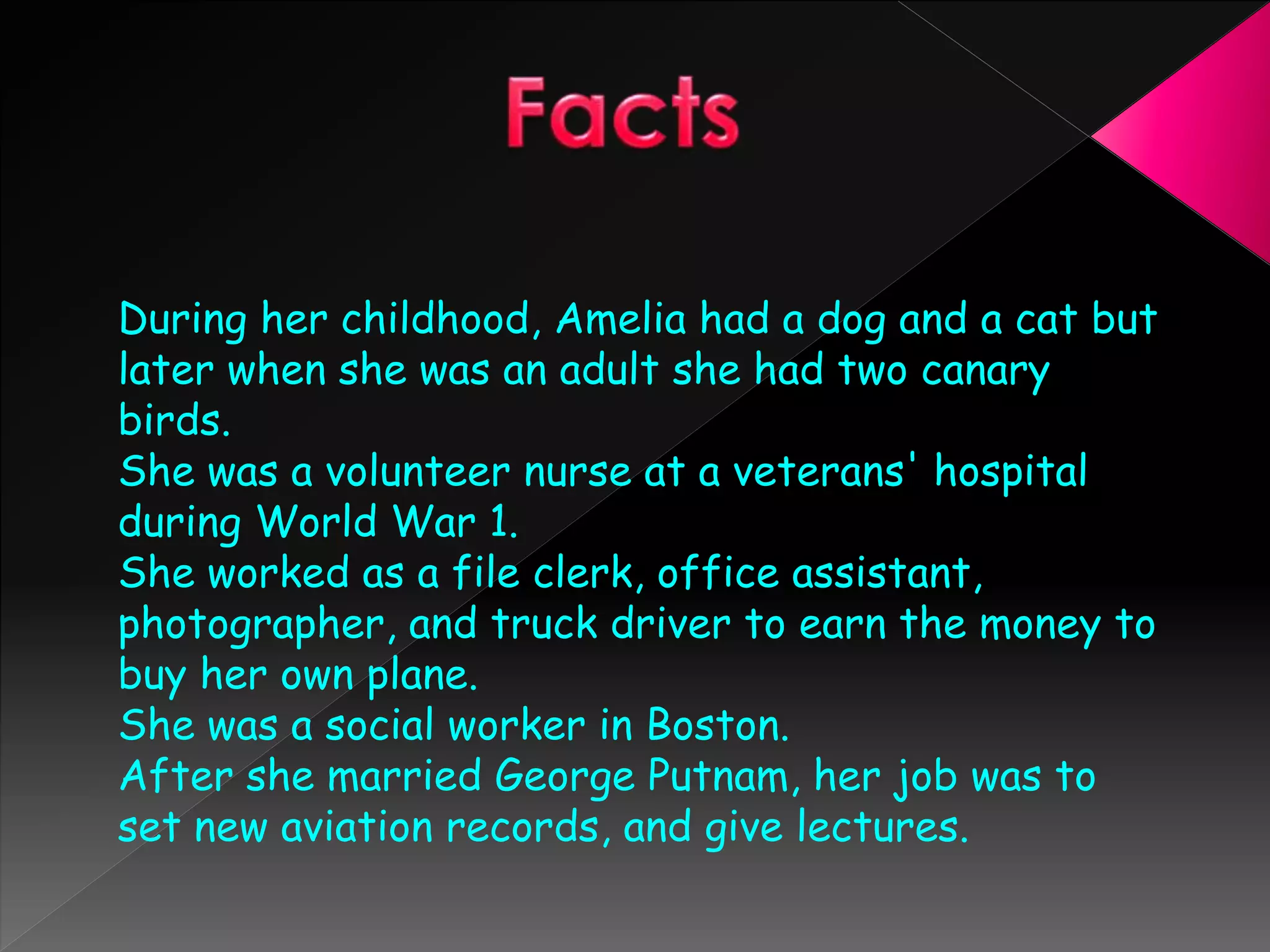 Amelia earhart powerpoint | PPTX