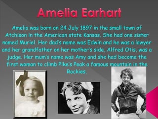 Amelia earhart powerpoint | PPTX