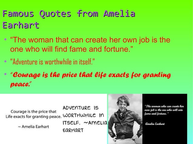 Amelia earhart project 7 | PPT