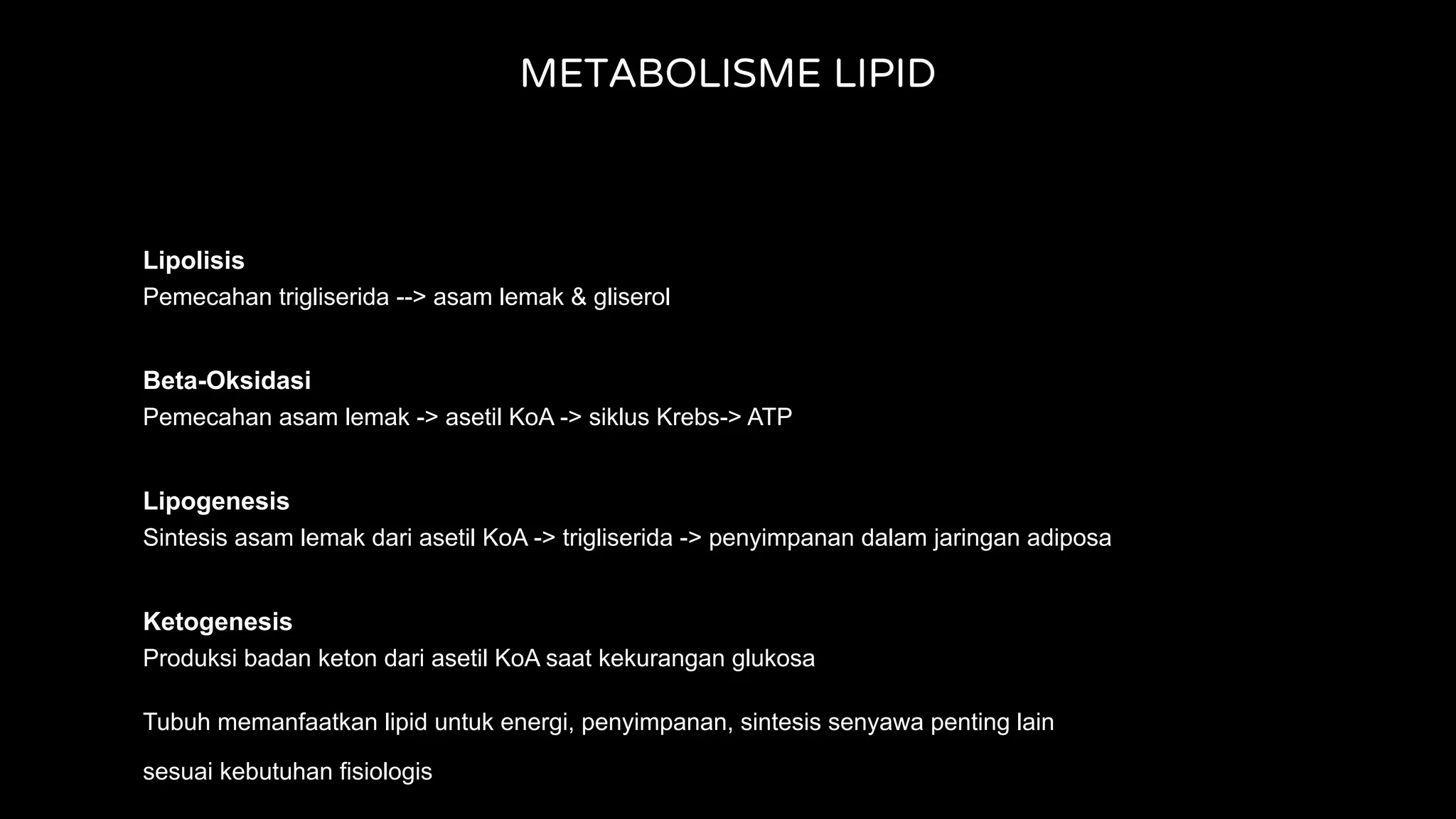 Lipid Bio Kimia: Penjelasan, Struktur.pptx.pdf