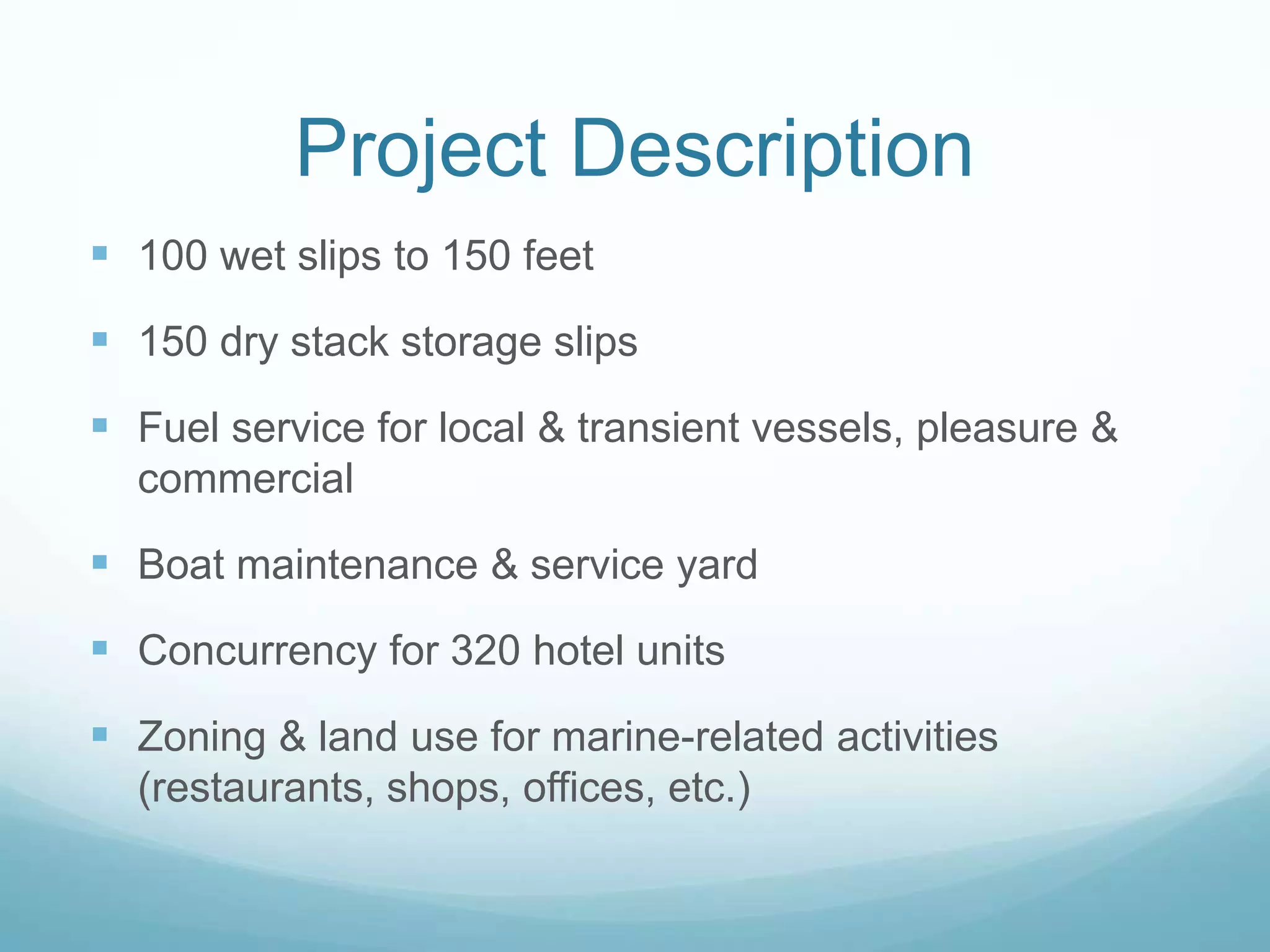 Amelia new marina project | PPTX