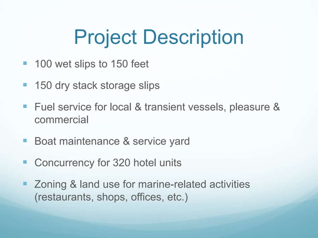 Amelia new marina project | PPTX