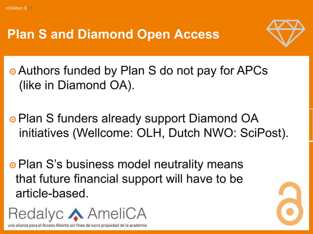Plan S and Diamond Open Access | PPT