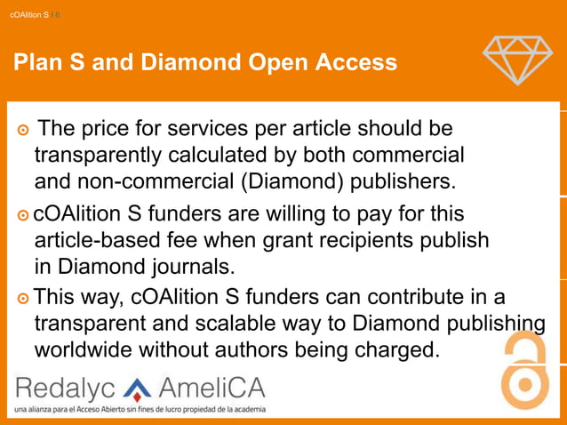 Plan S and Diamond Open Access | PPT