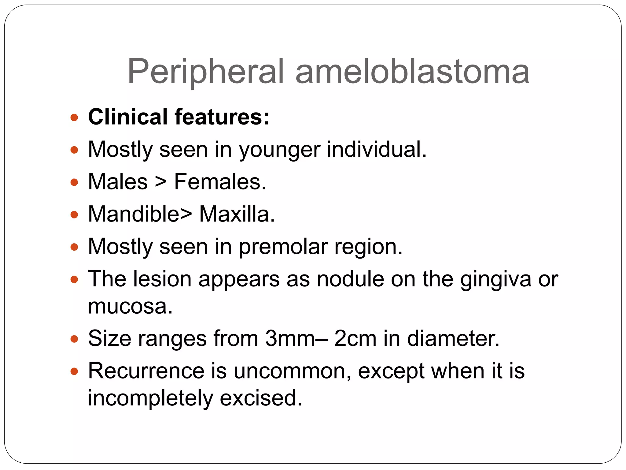 Ameloblastoma | PPTX