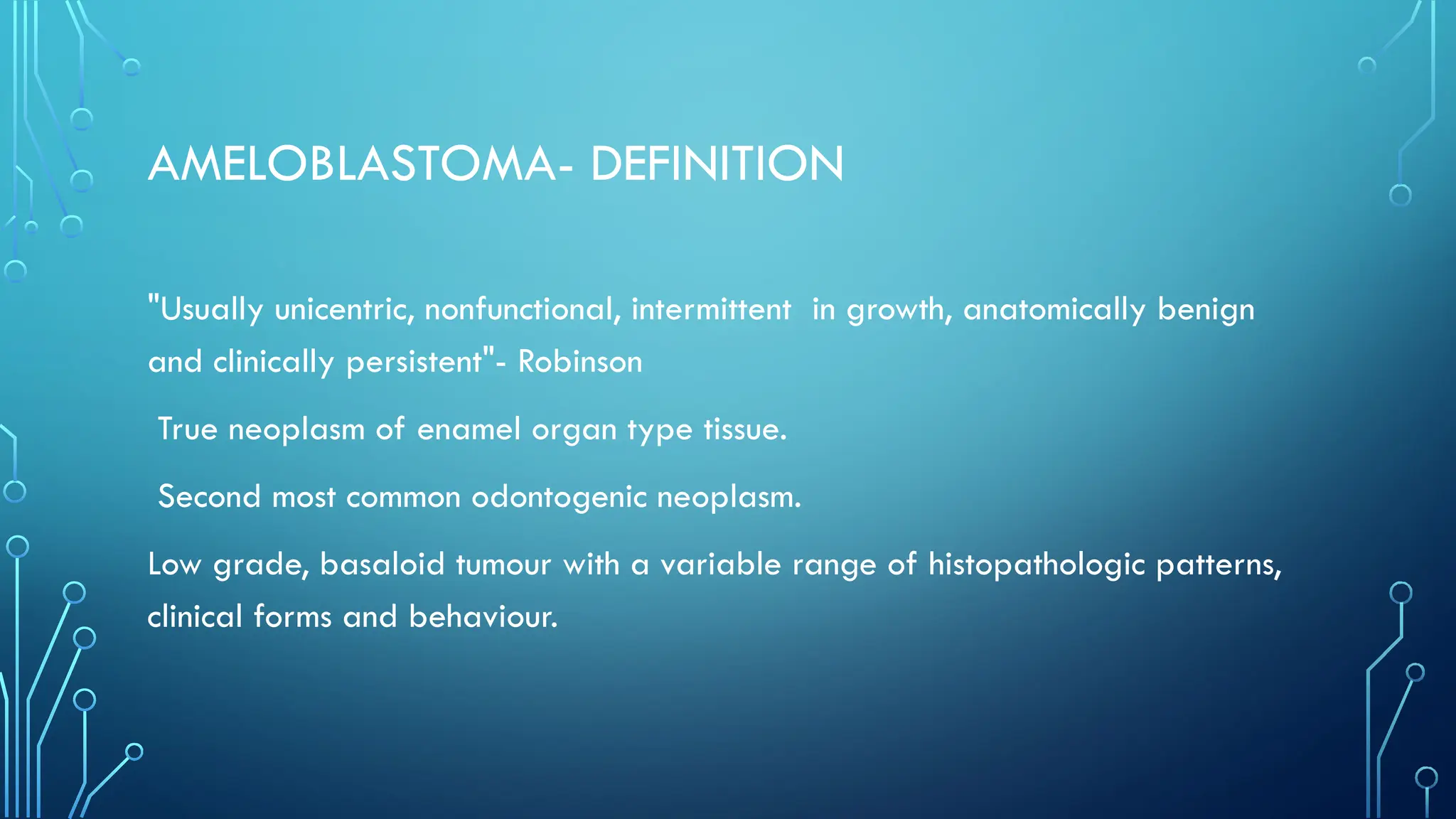 Ameloblastoma and its Management in Oral Surgery | PPTX