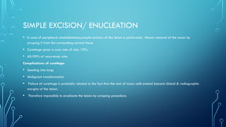Ameloblastoma and its Management in Oral Surgery | PPTX
