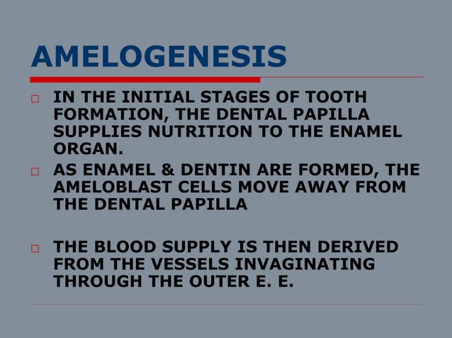 AMELOGENESIS | PPTX | Dental Health | Diseases and Conditions