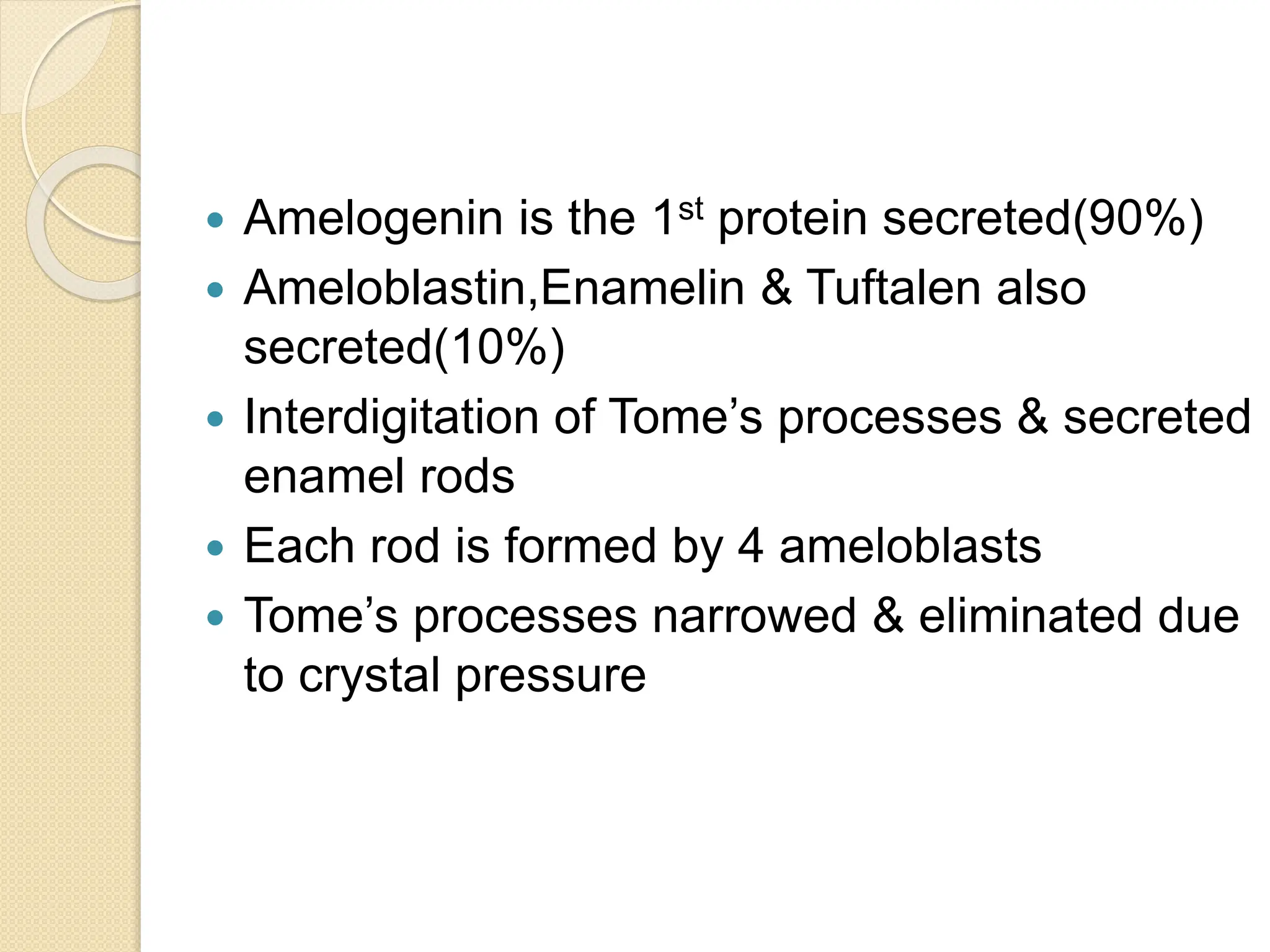 Amelogenesis (enamel formation) oral biology anf histology | PPTX