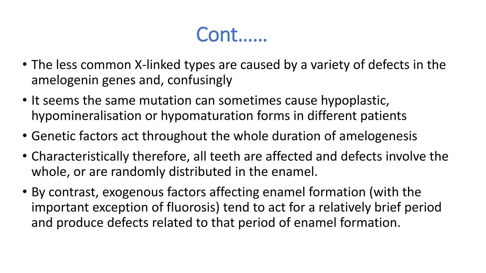 Amelogenesis imperfecta | PPTX
