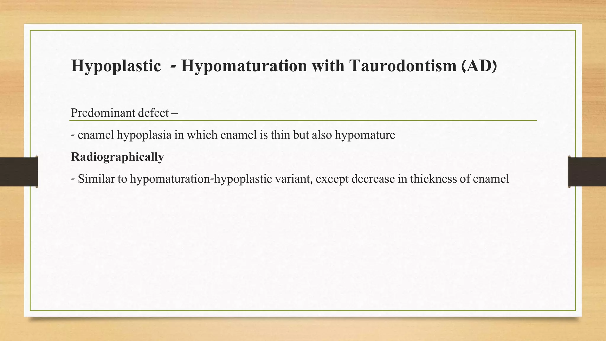 Amelogenesis imperfecta (AI) | PPTX