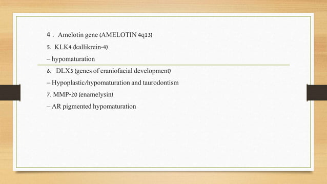 Amelogenesis imperfecta (AI) | PPTX