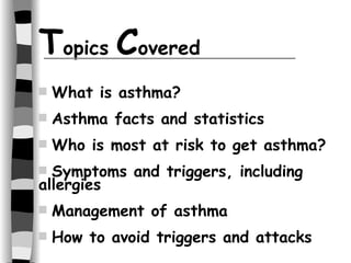Asthma and Allergies | PPT