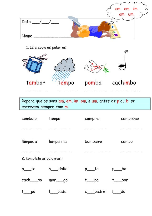 Ficha de casos de leitura am, em....