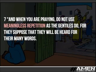 #Amen Series - What the bible says about Prayer | PPT