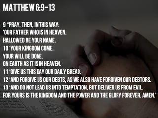 #Amen Series - What the bible says about Prayer | PPT