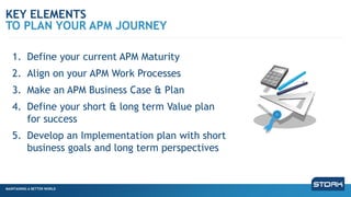 Stork Webinar | Planning a successful APM journey - 6 March 2024 | PPT