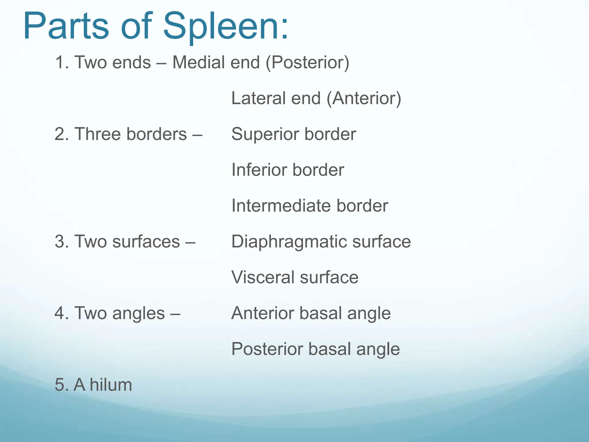 Anatomy and physiology of spleen with surgical implications .pptx