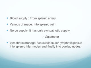 Anatomy and physiology of spleen with surgical implications .pptx