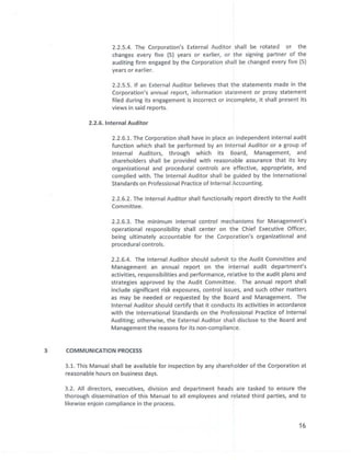 Amended manual on_corporate_governance | PDF