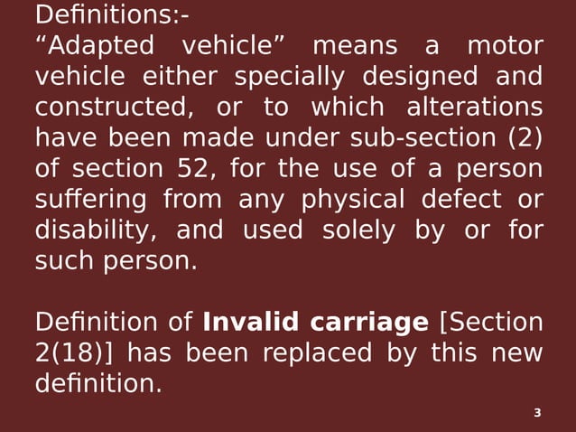 Amended motor vehicles act 2019 | PDF