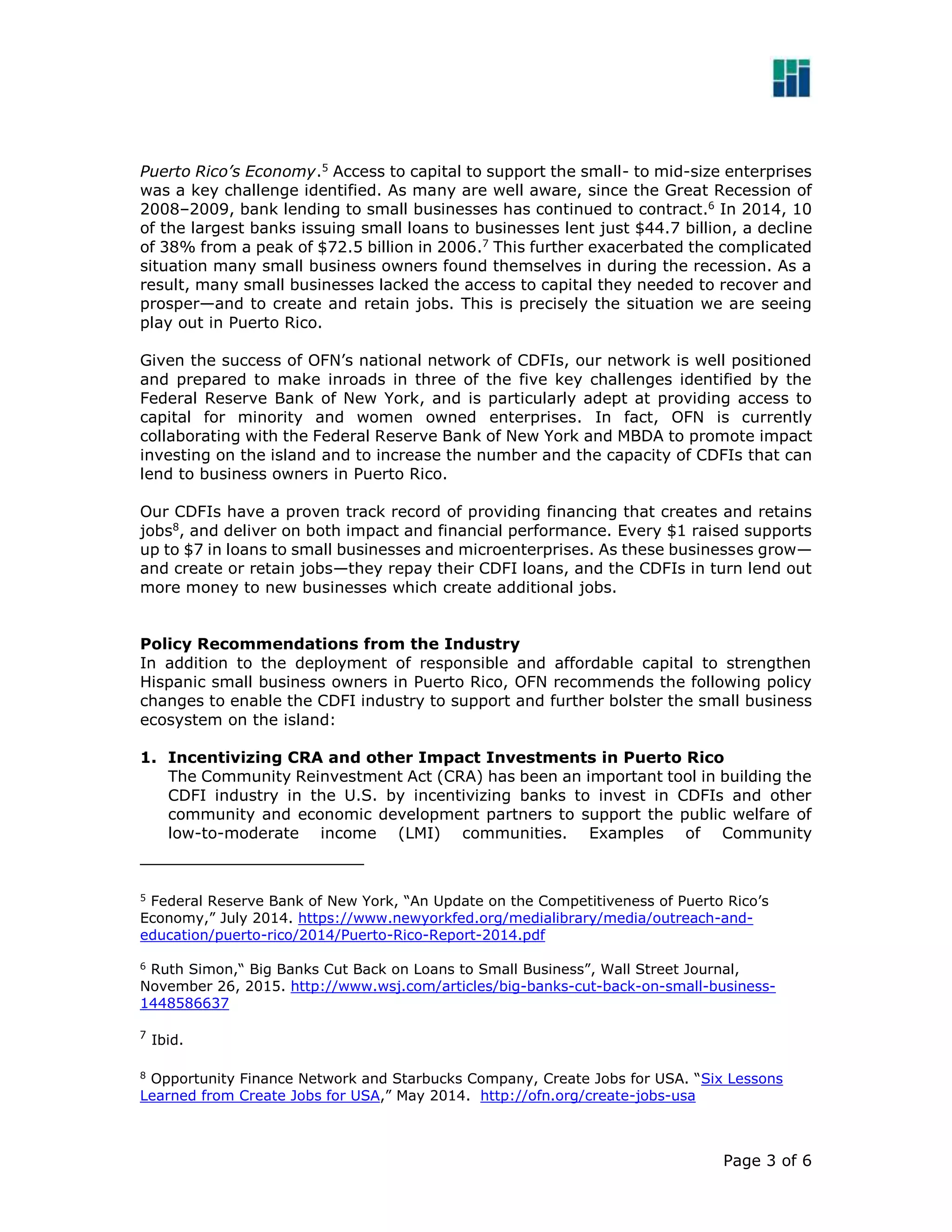 Letter to Congressional Taskforce on Economic Growth in Puerto Rico10 14-16 | PDF